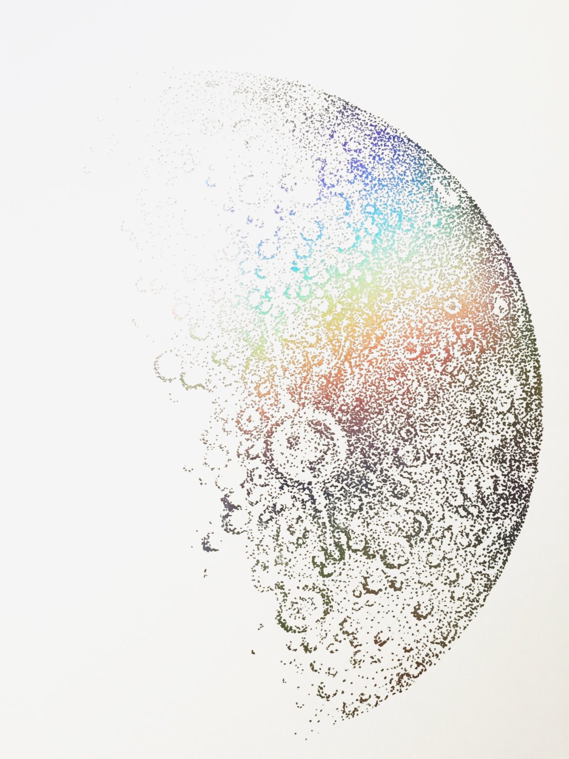 Holographic Half Moon - Etsy