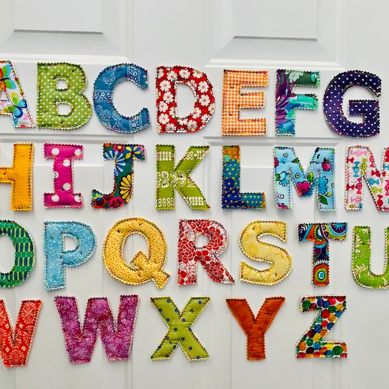 Fabric Alphabet - Etsy