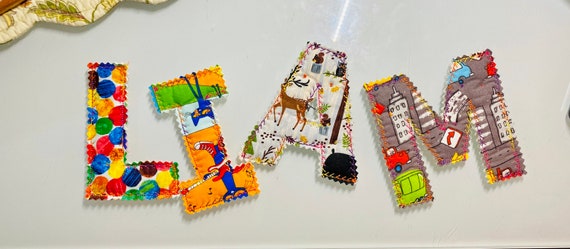 Name Magnet Letters or Alphabet Add-on Letters set of 8 | Etsy