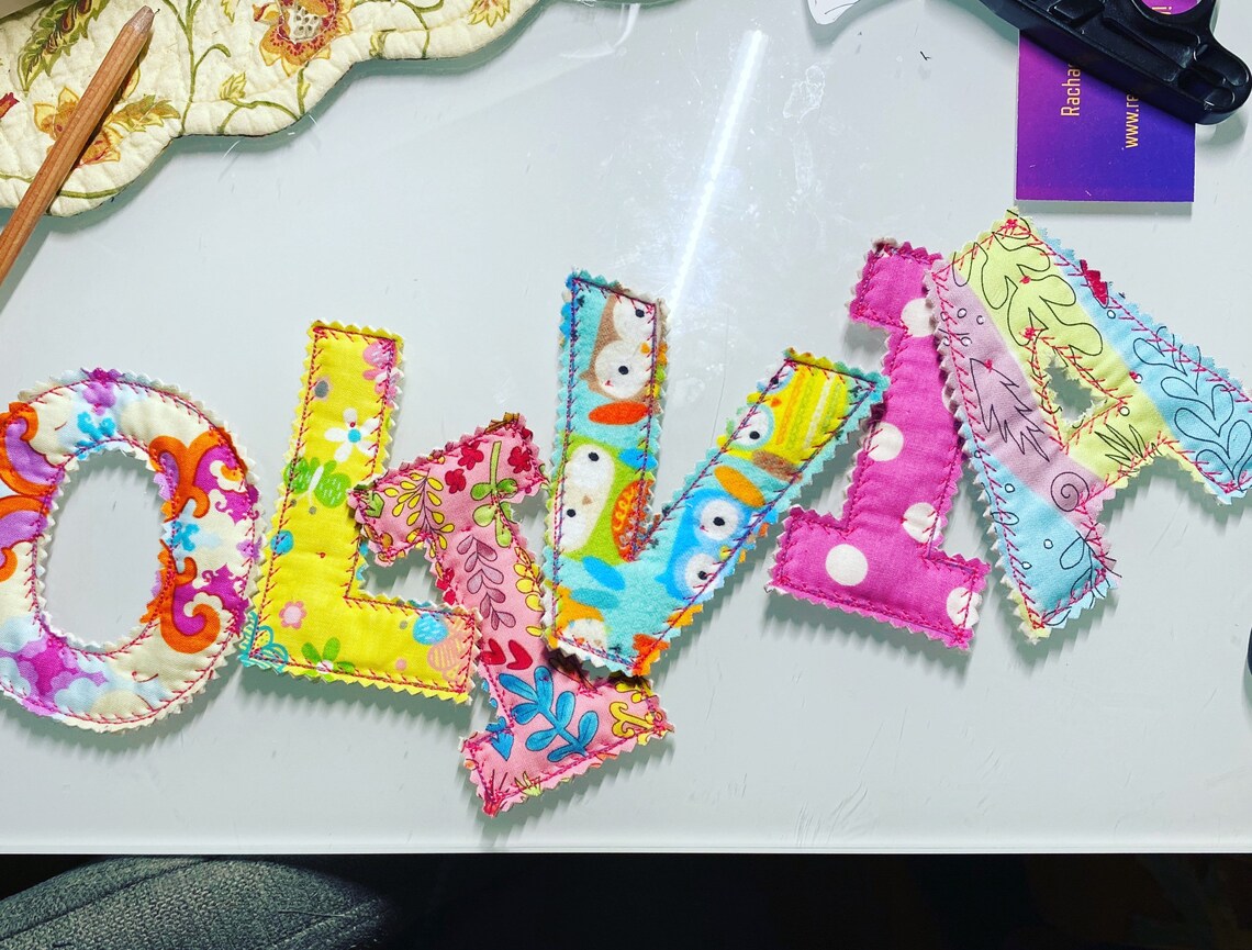 Name Magnet Letters or Alphabet Add-on Letters set of 8 | Etsy