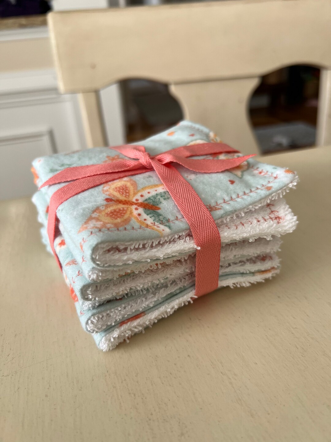 Baby Washcloths - All Cotton Flannel & Terry Cloth - Etsy