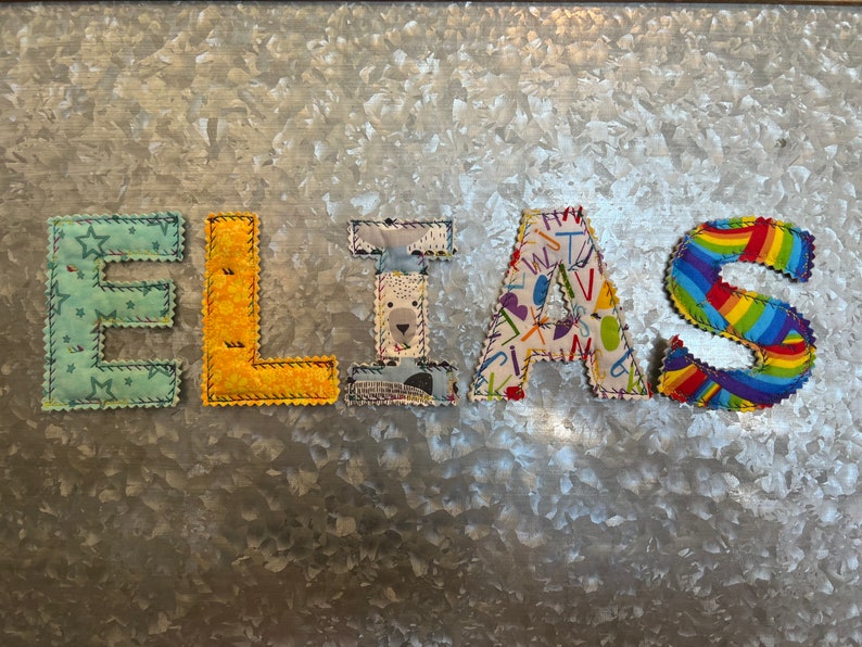 Name Magnet Letters or Alphabet Add-on Letters set of 8 - Etsy