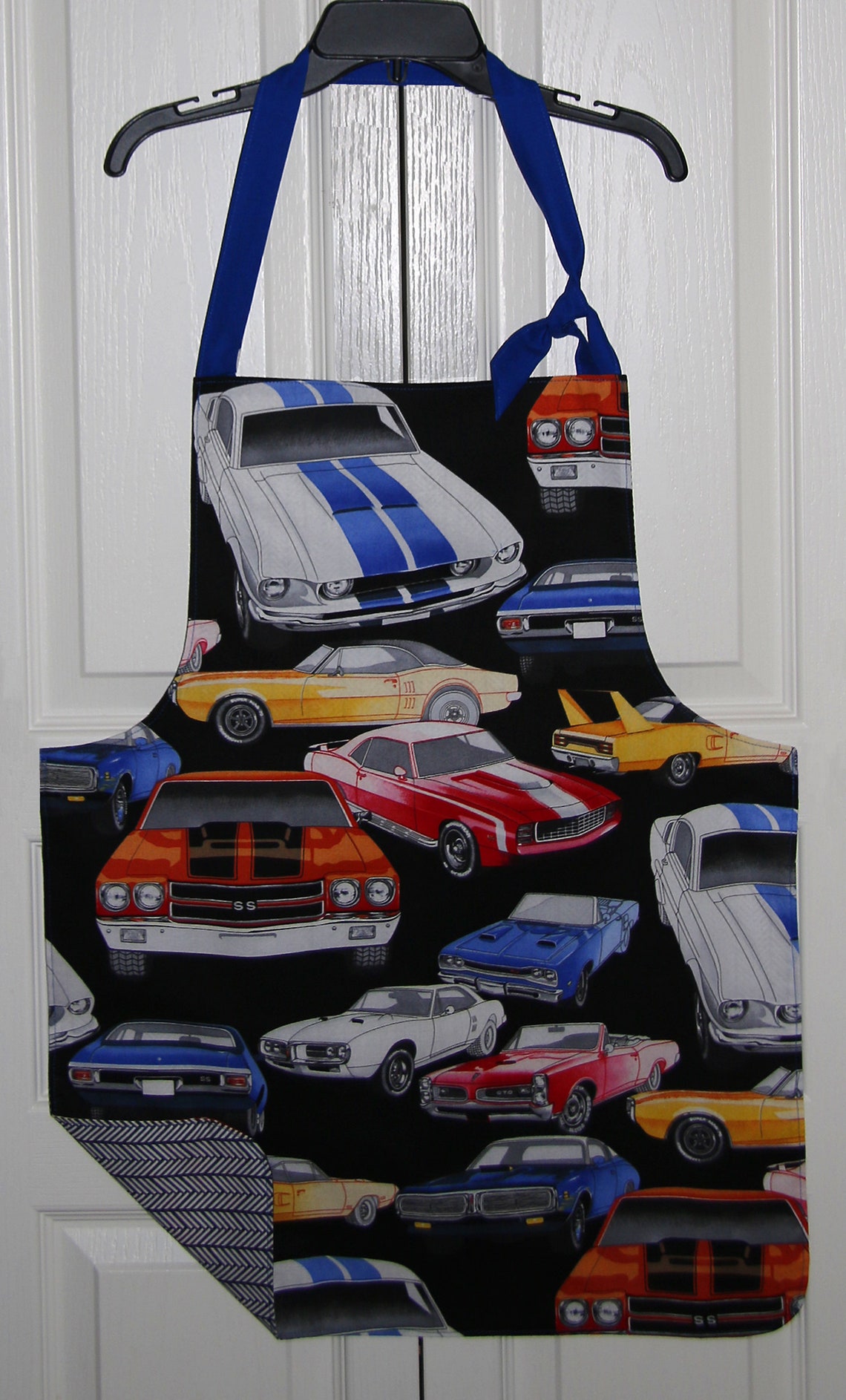 Muscle Cars Men's Apron with pocket / adult size fits | Etsy
