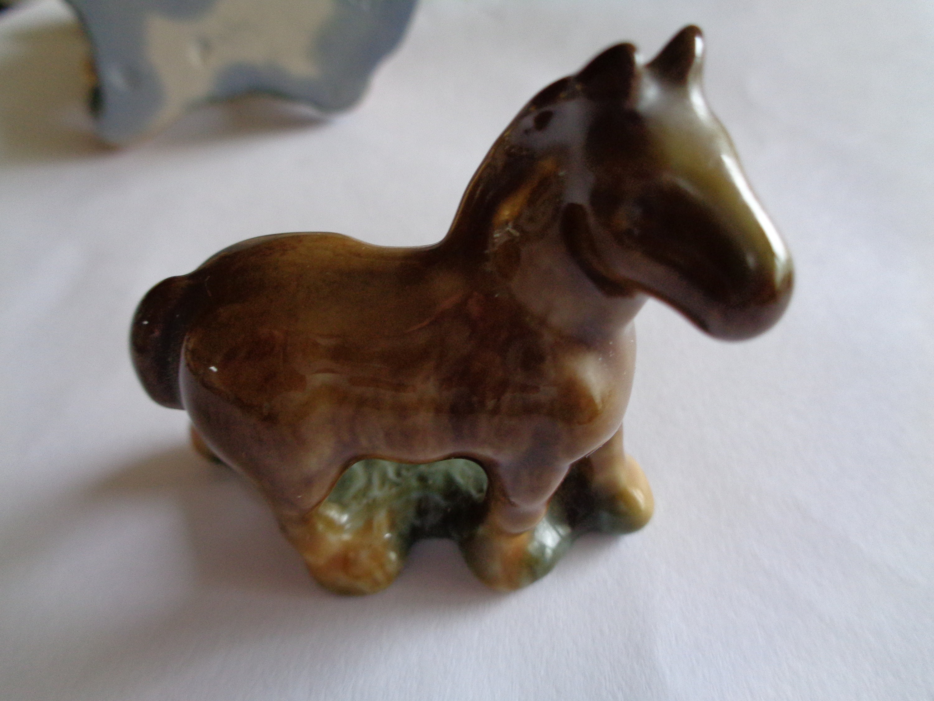 Vintage Wade Set of Three Shire Horses in Wade Shire Horse Box | Etsy