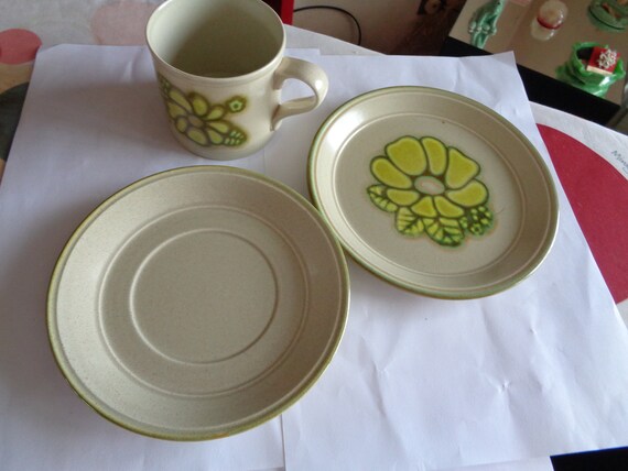 Vintage 1976 Kiln Craft Pottery Trio Perfect Condition - Etsy