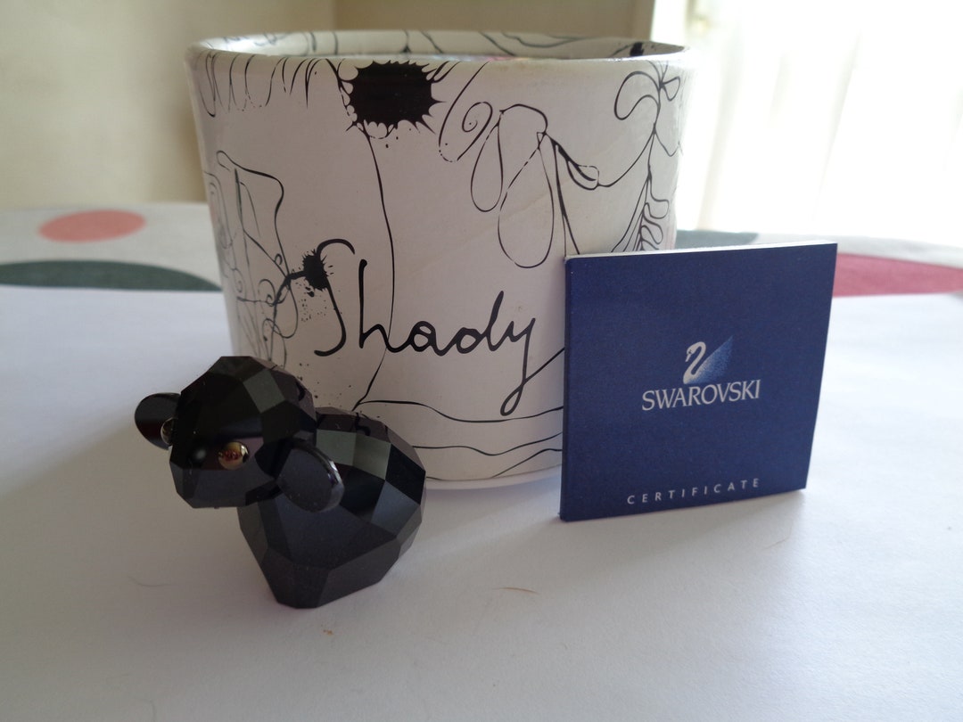 Vintage Stamped Swarovski Shady Sheep Retired VGC - Etsy