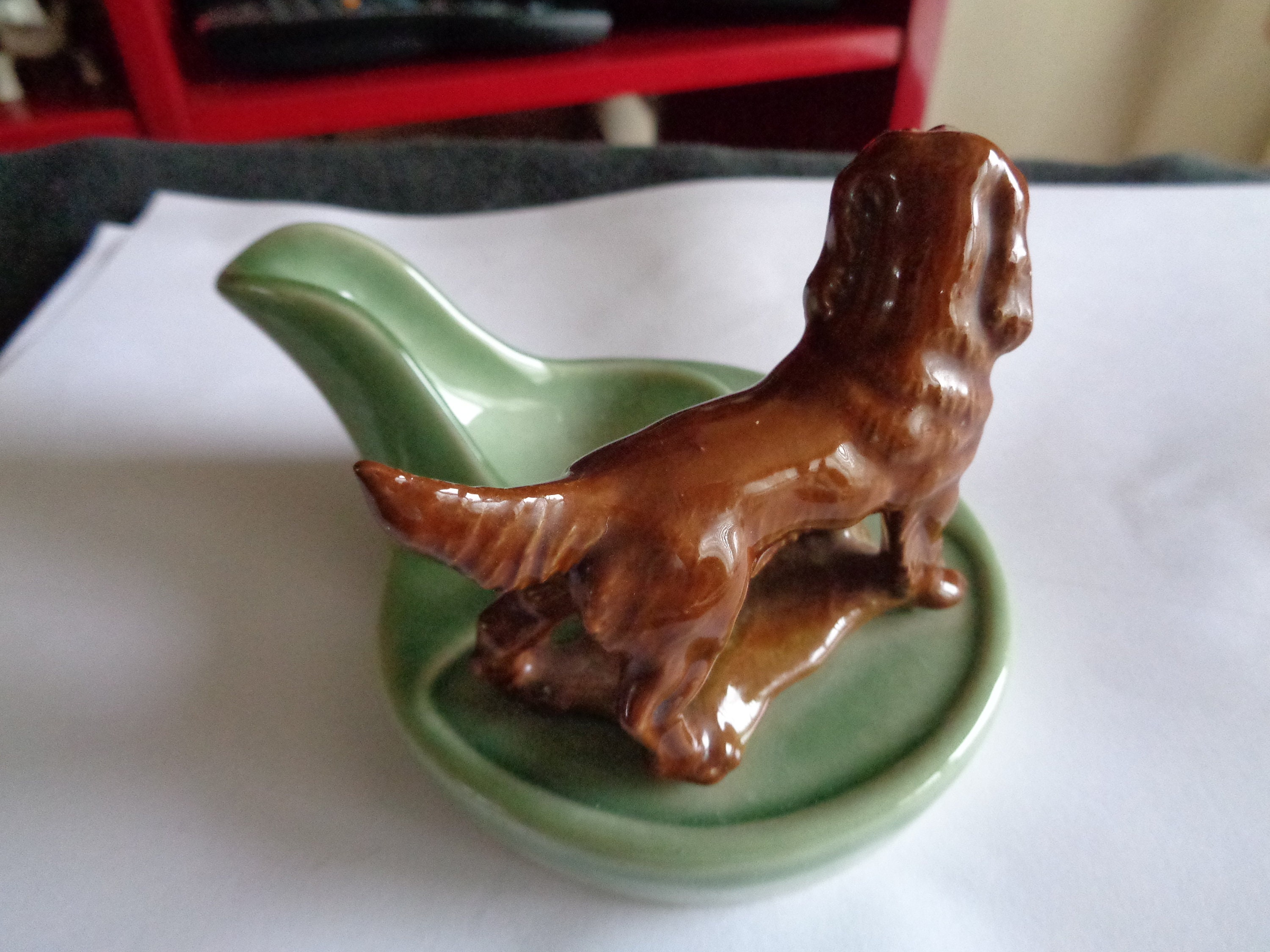 Vintage Stamped Wade Red Setter Pipe Holder | Etsy