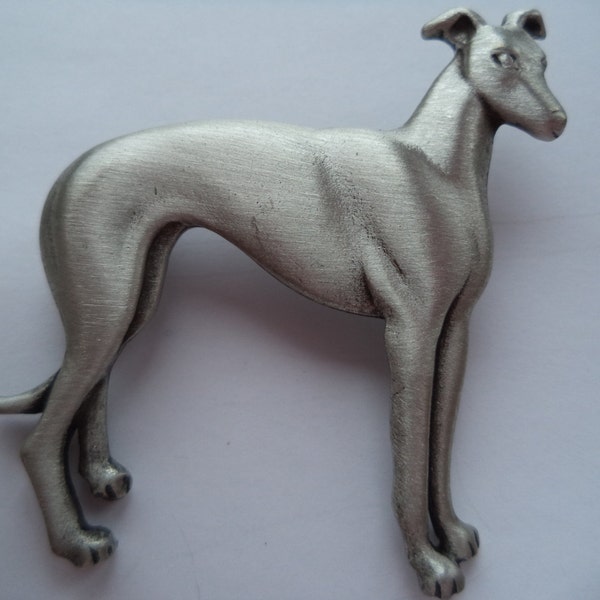 Greyhound Brooch - Etsy UK