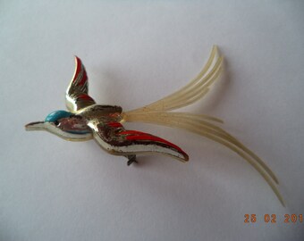 Plastic Bird Brooch - Etsy