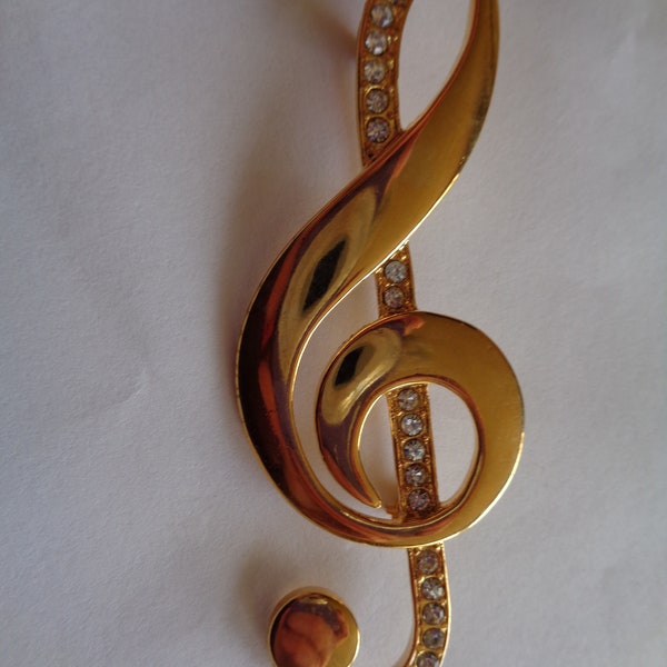 Treble Clef Pin - Etsy