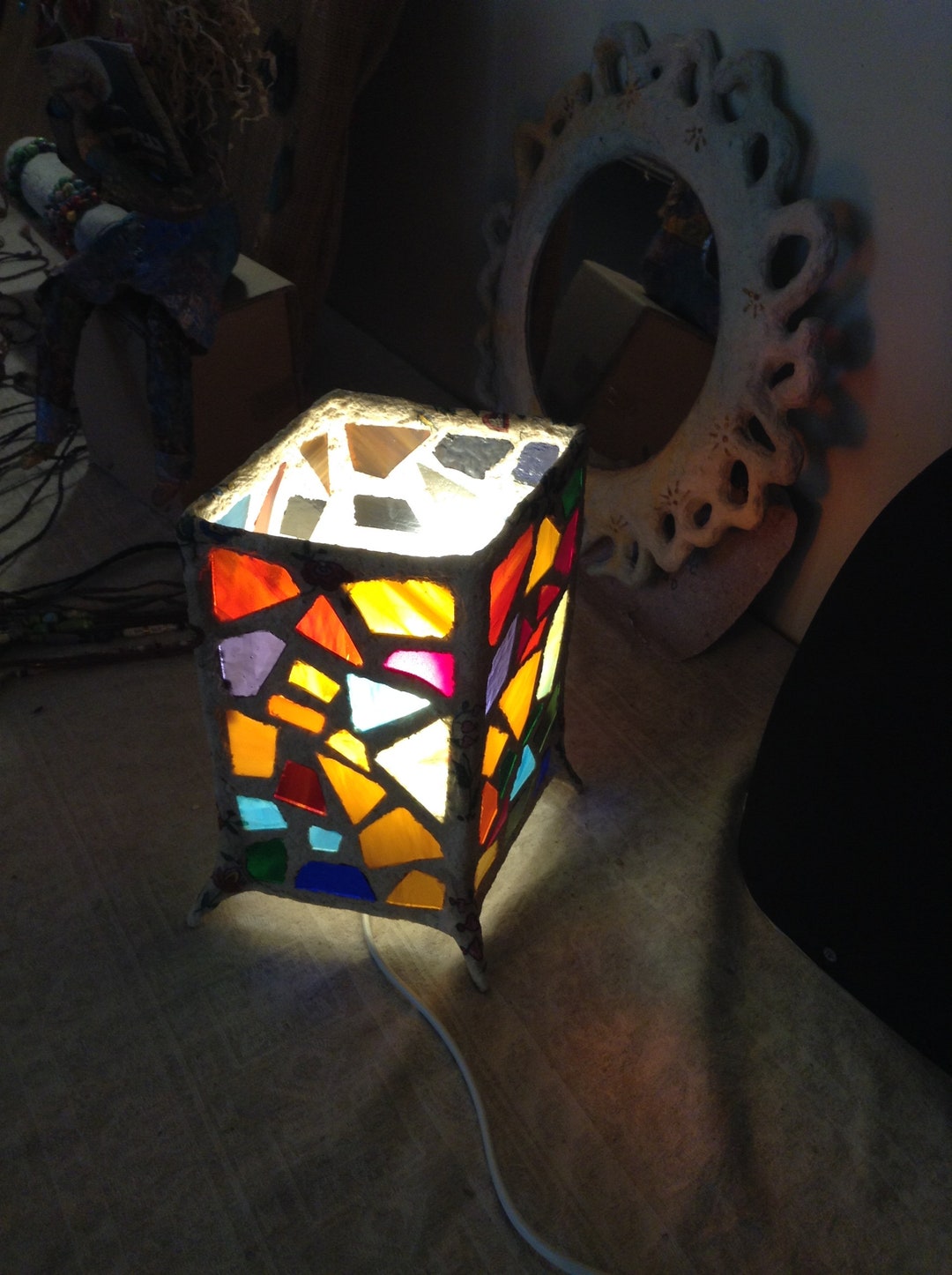 Eco-friendly Lamp, Eco Table Lamp, Paper Mache Lamp, Night Lamp ...