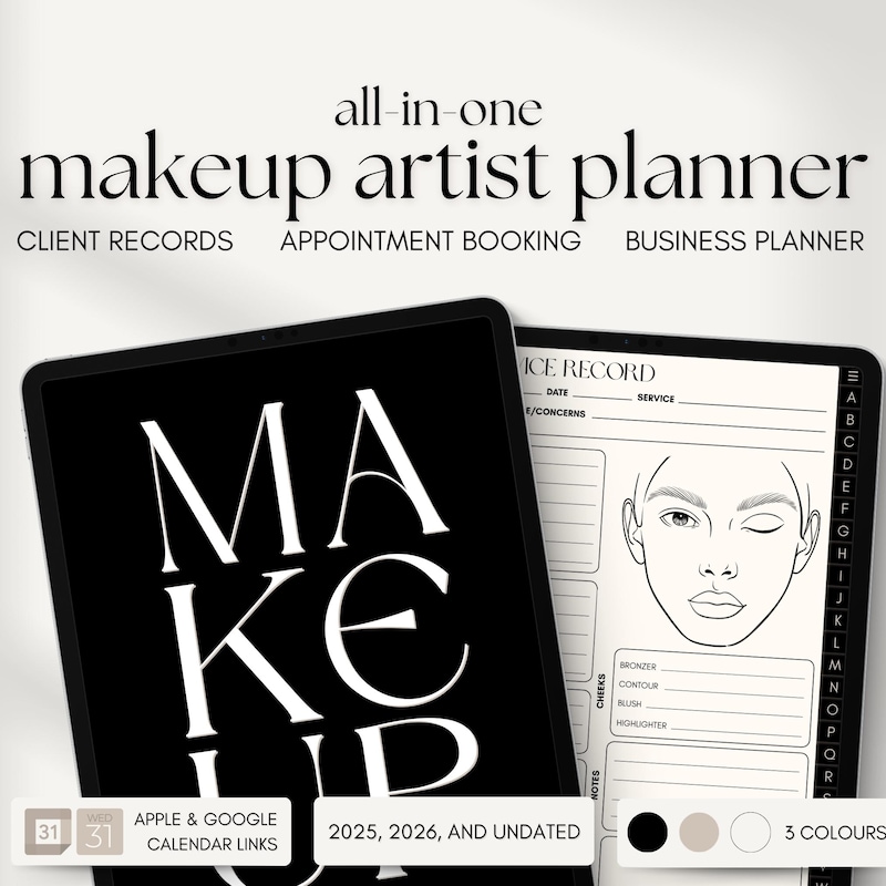 Professional Makeup Book - Etsy