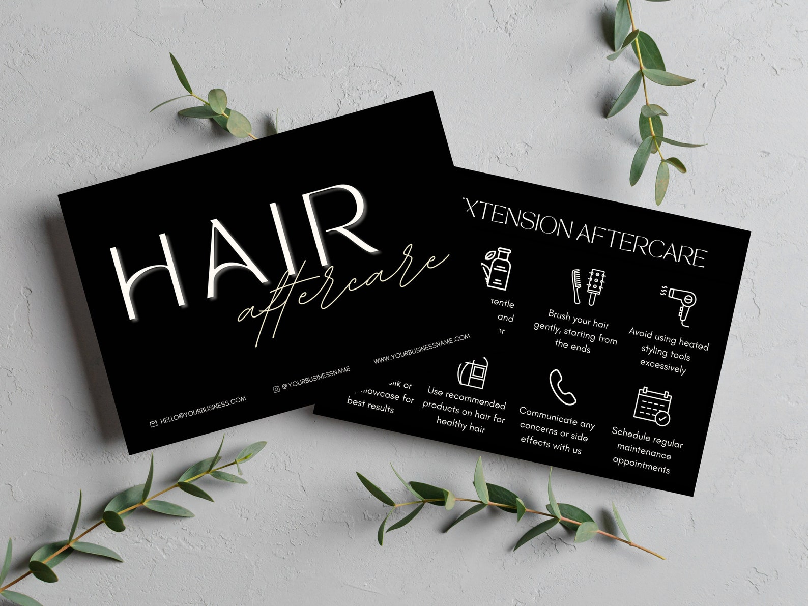 Hair Extensions Aftercare | Aftercare Instructions Salon | Esthetician ...