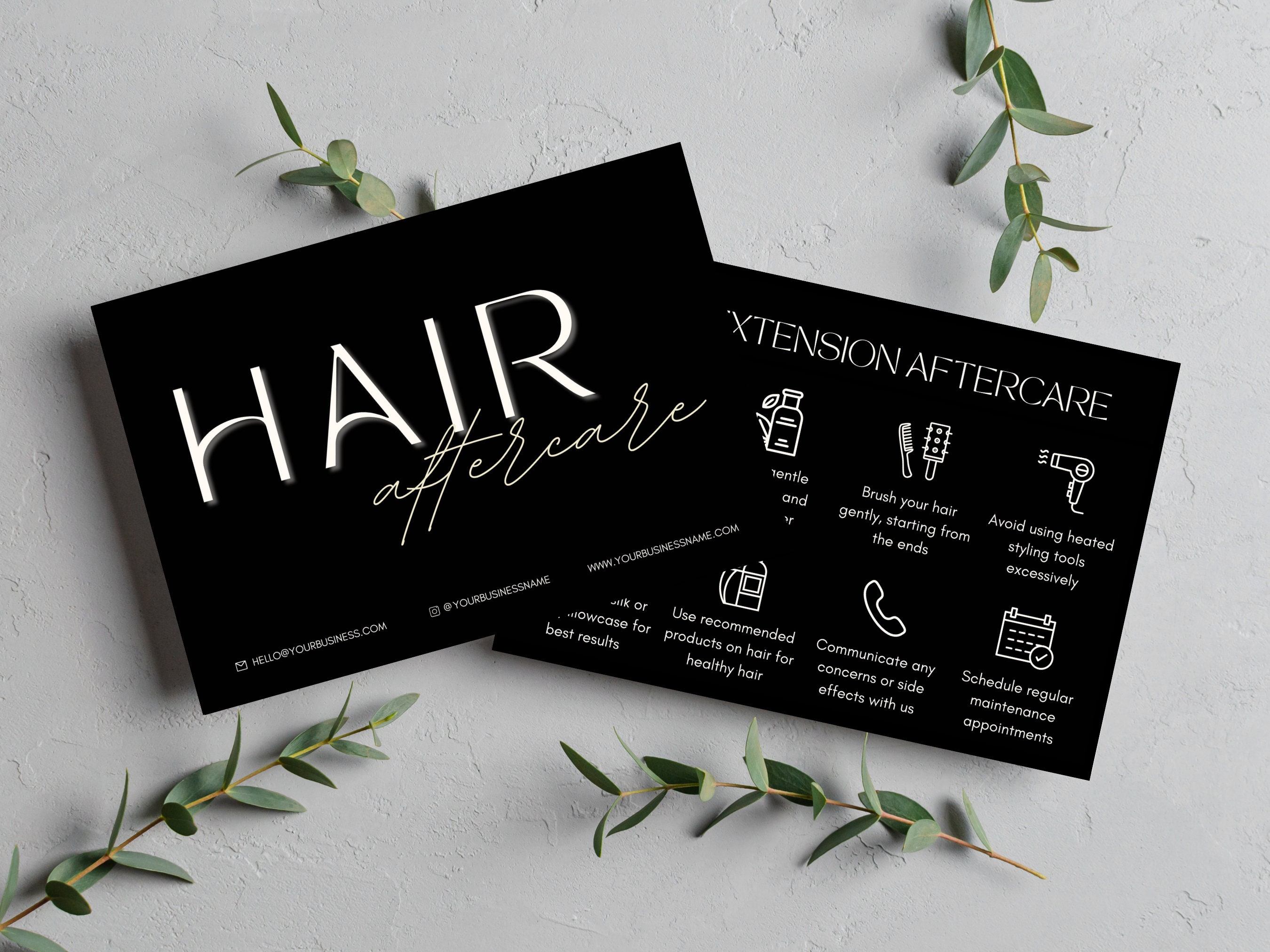 Hair Extensions Aftercare | Aftercare Instructions Salon | Esthetician ...