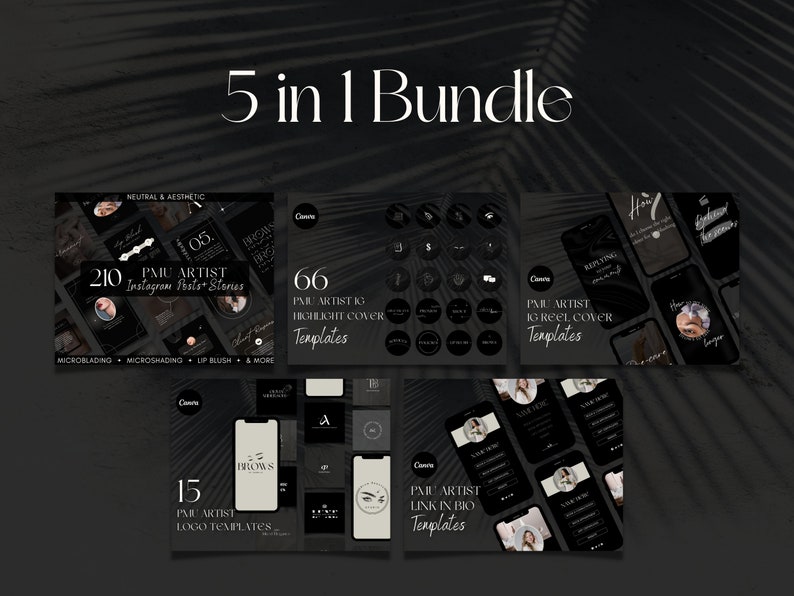 Permanent Makeup Artist PMU Bundle Branding Kit - Etsy