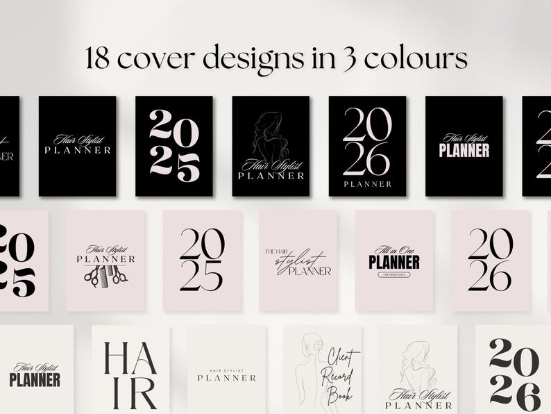 Hairstylist | Appointment Planner | Hair Salon Appointment Book | Hair ...