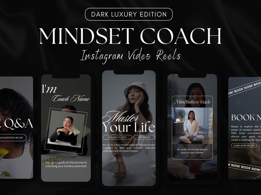 Coaching Templates | Life Coach | Instagram Reels Bundle | Engagement ...
