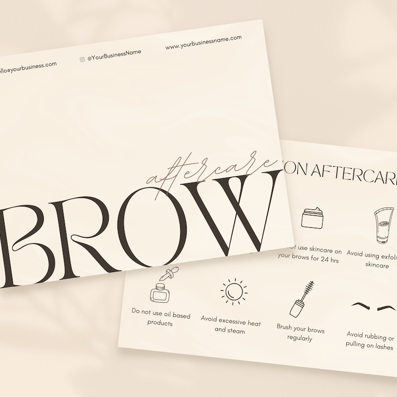 Microblading Aftercare - Etsy
