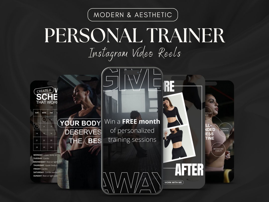 Personal Trainer | Fitness Social Media Template | Instagram Reels ...