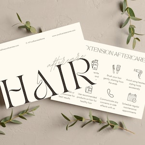 Hair Extensions Aftercare | Aftercare Instructions Salon | Esthetician ...