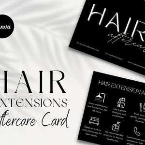 Hair Extensions Aftercare | Aftercare Instructions Salon | Esthetician ...