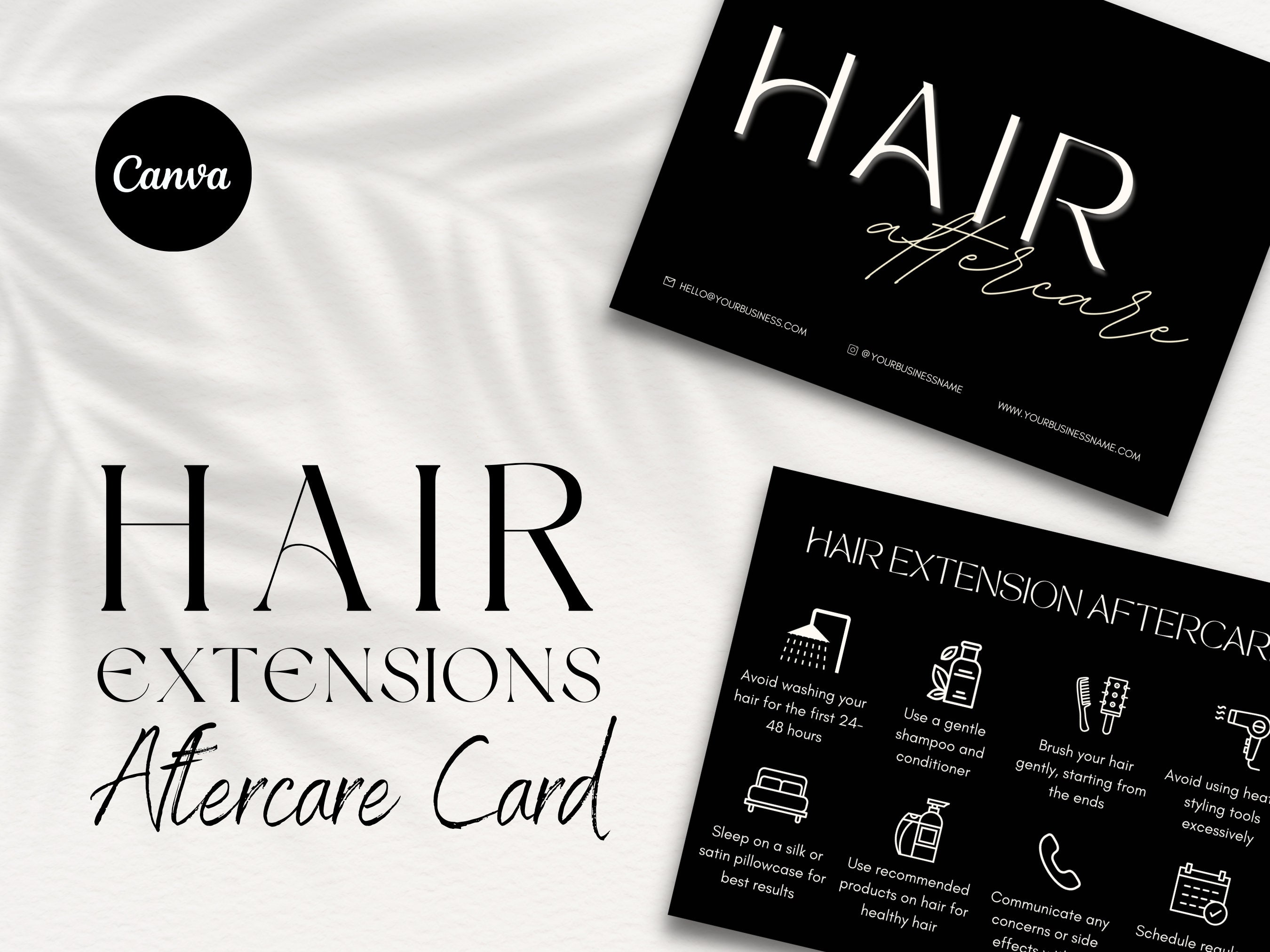Hair Extensions Aftercare | Aftercare Instructions Salon | Esthetician ...
