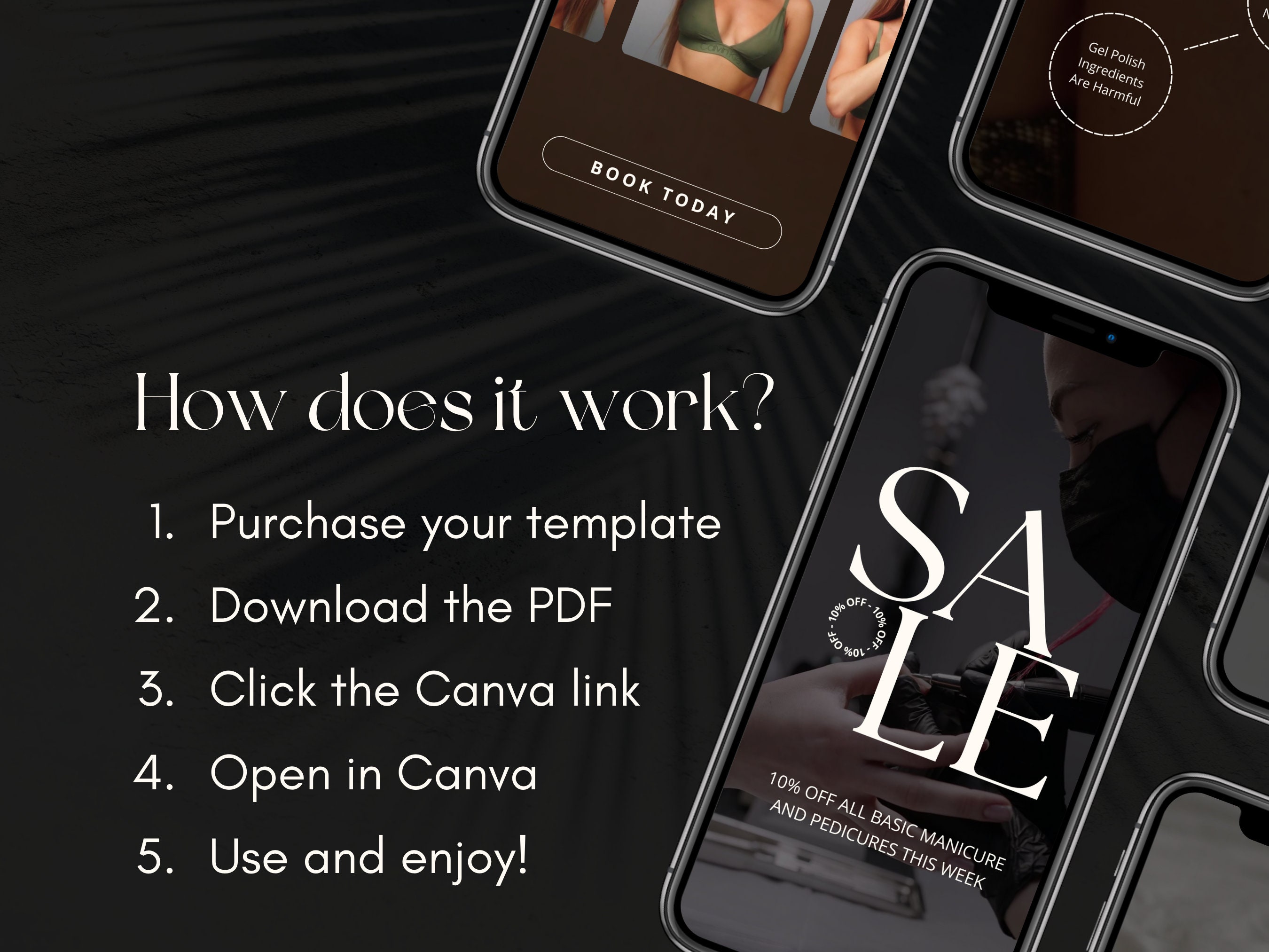 Instagram Reels Nail Technician Nail Tech Nail Templates Esthetician ...