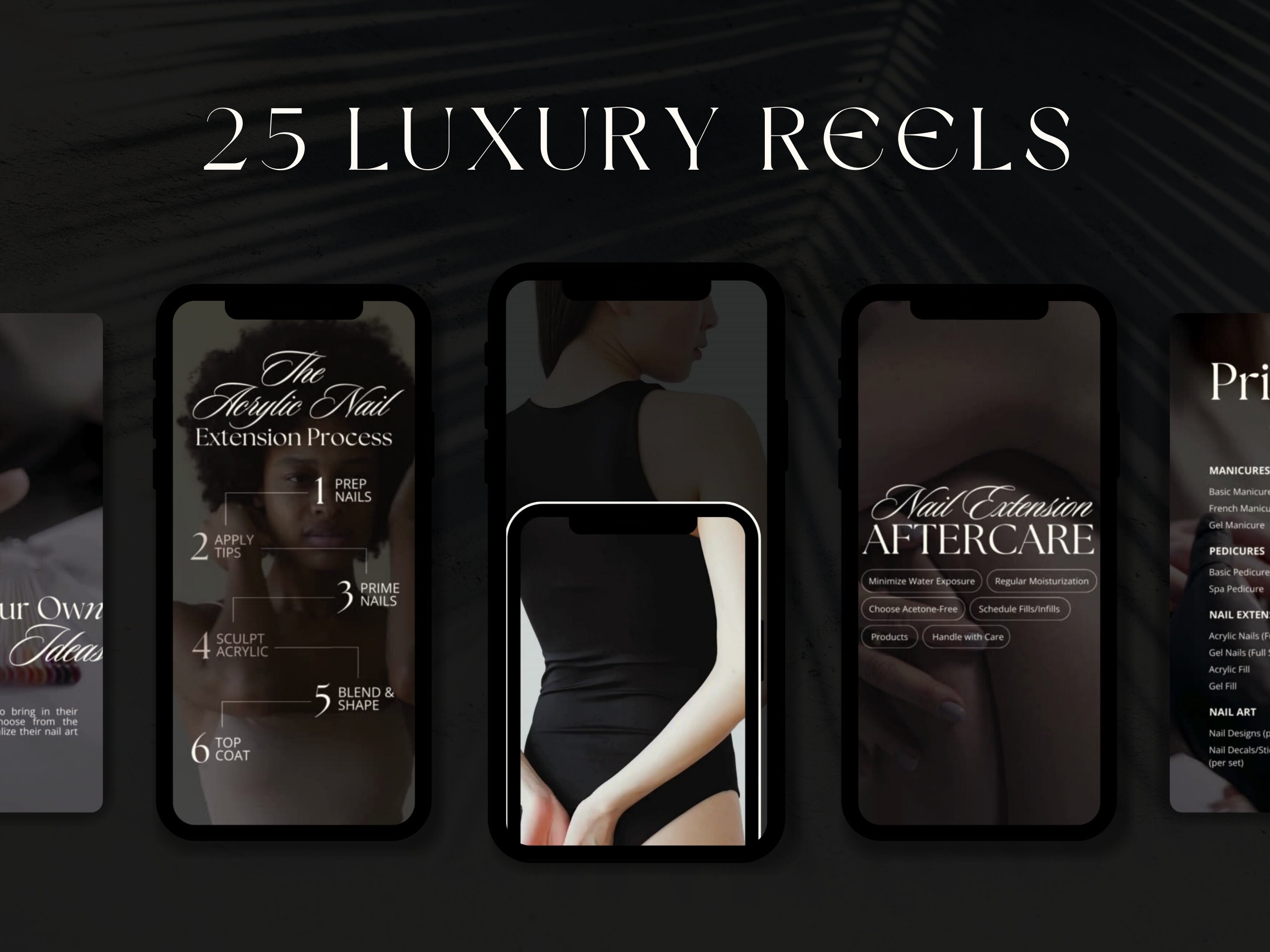 Instagram Reels Nail Technician Nail Tech Nail Templates Esthetician ...