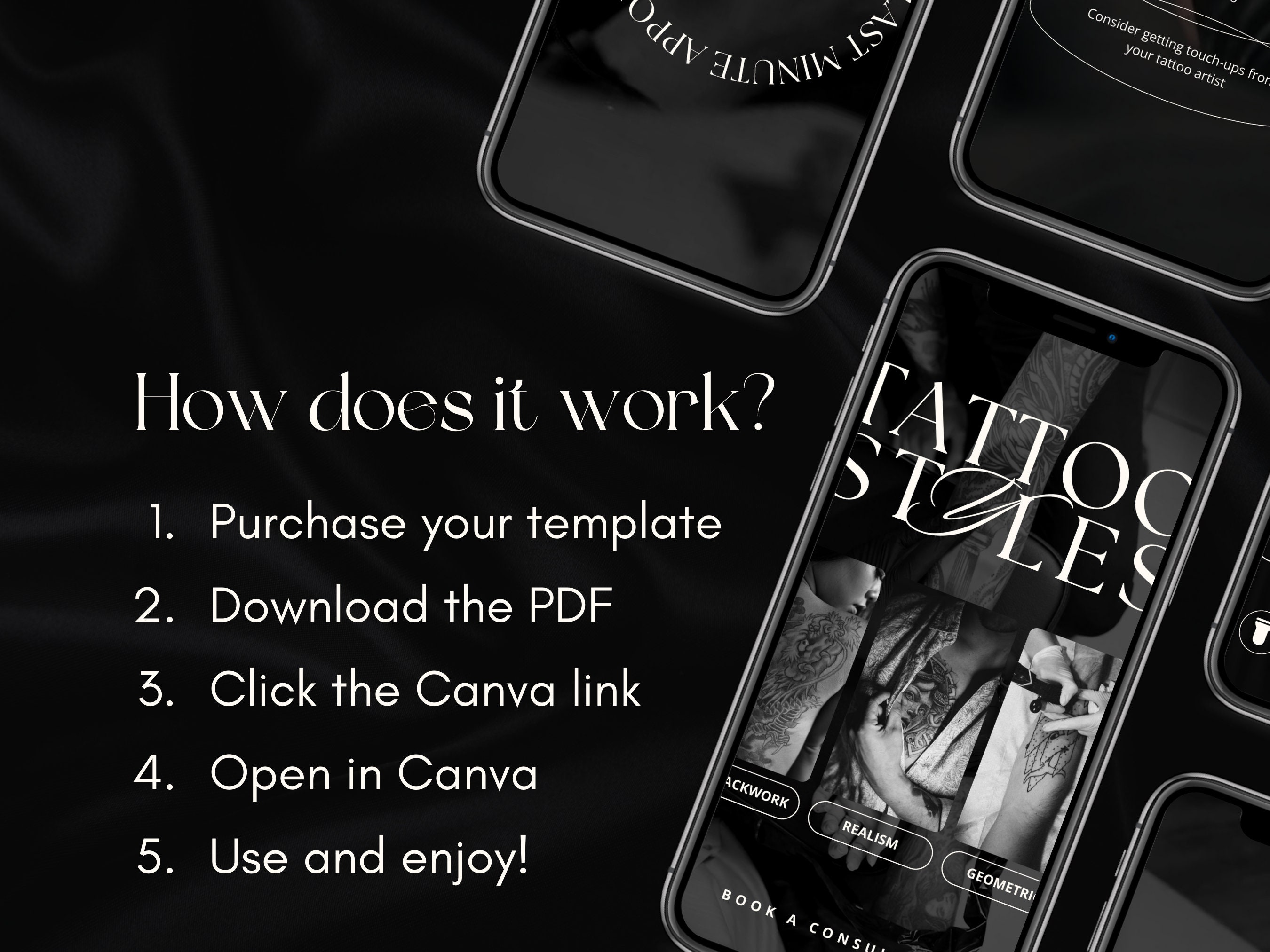 Tattoo Artist Tattoo Instagram Reels Bundle Social Media Marketing