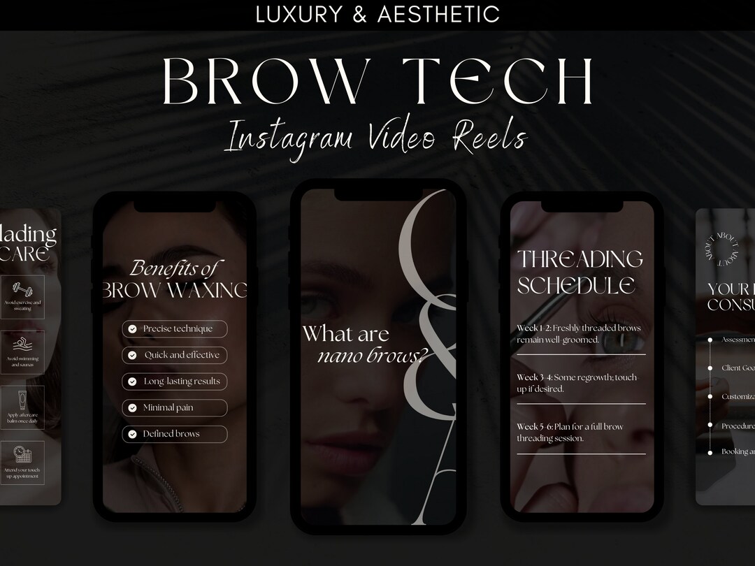 Brow Tech Instagram Reels PMU Instagram Post Eye Brows Esthetician ...