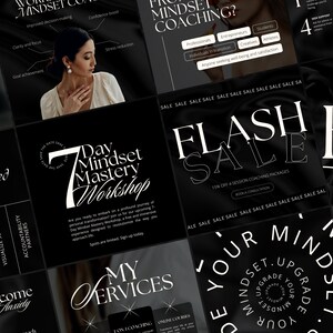 Mindset Coach | Life Coach | Growth Mindset Canva | Mental Health ...