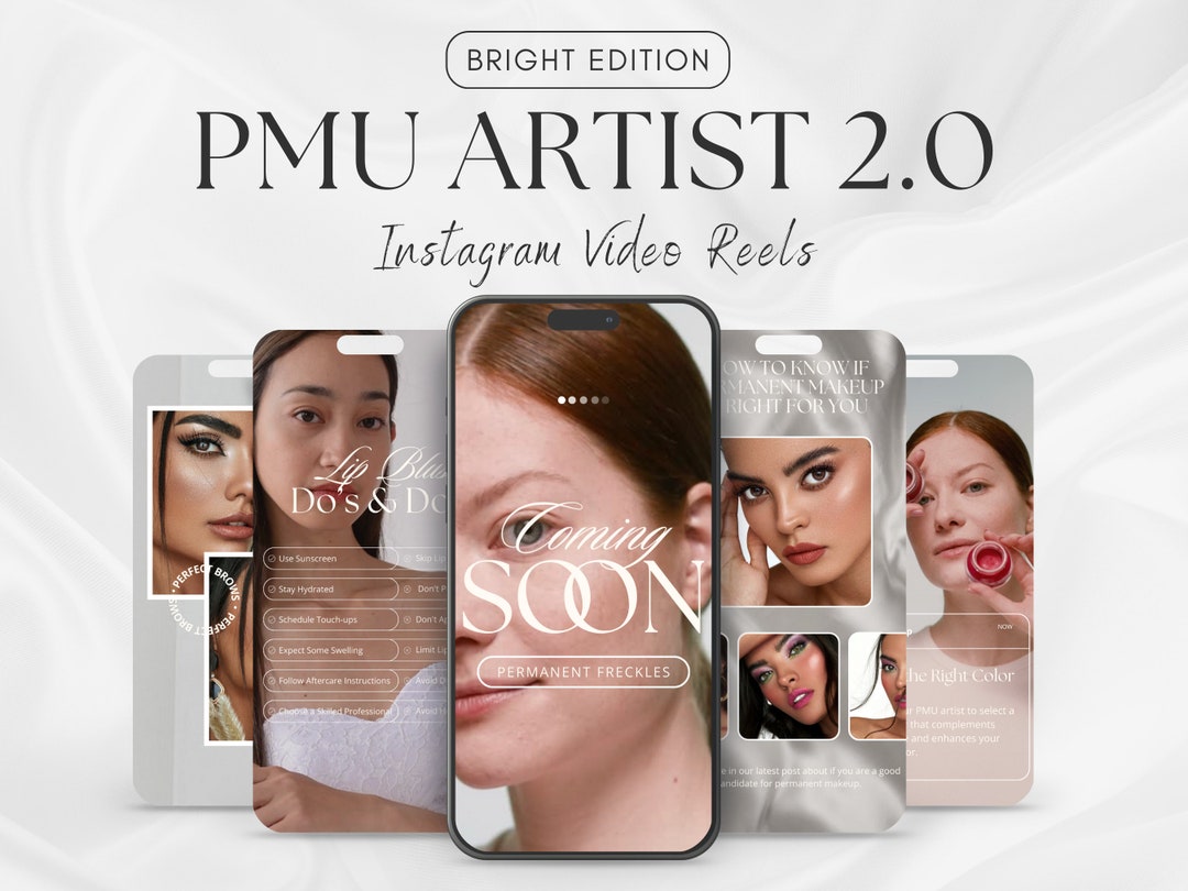 Permanent Makeup Artist | PMU Templates | Instagram Reels | Lip Blush ...