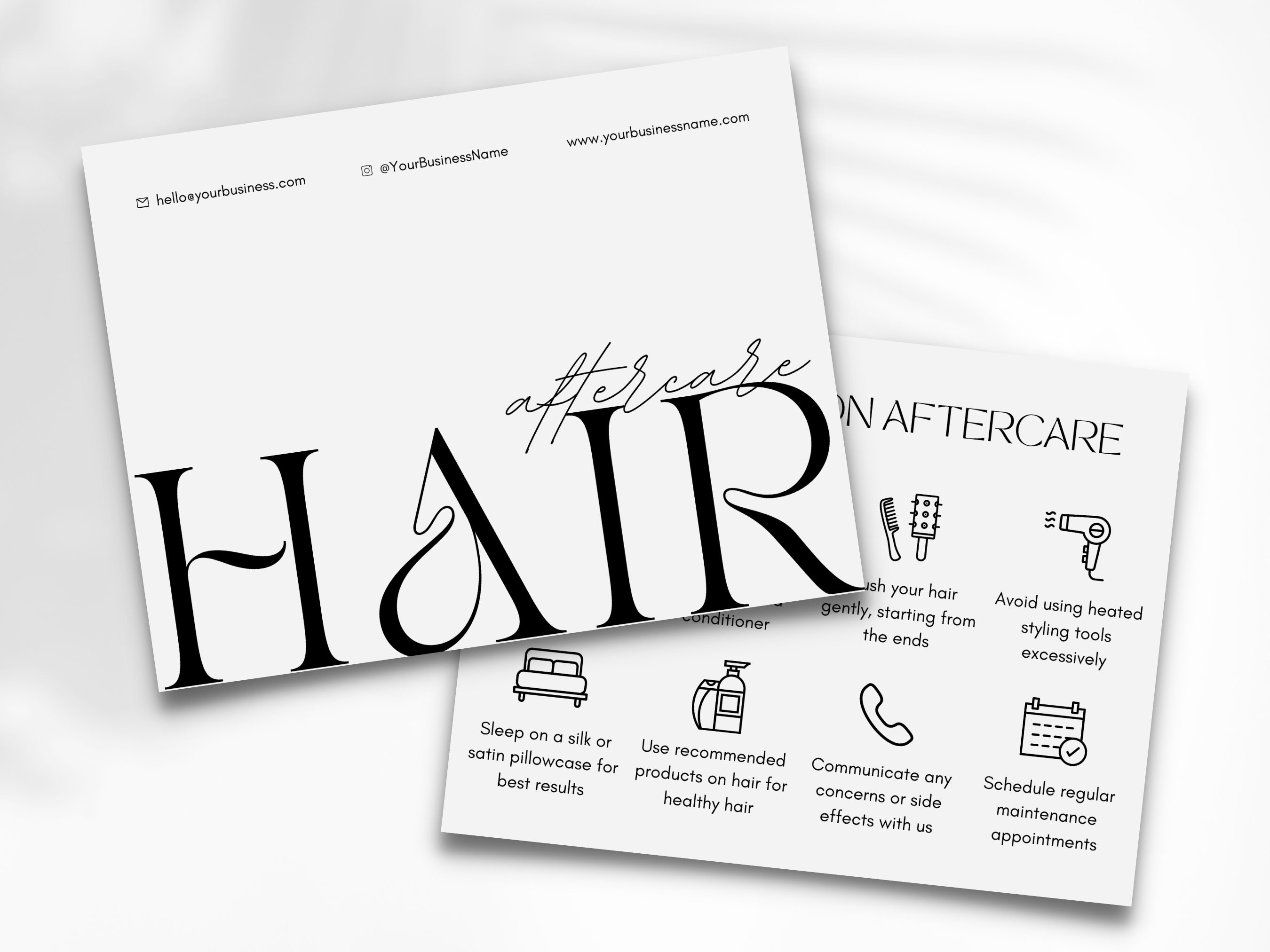 Hair Extensions Aftercare | Aftercare Instructions Salon | Esthetician ...