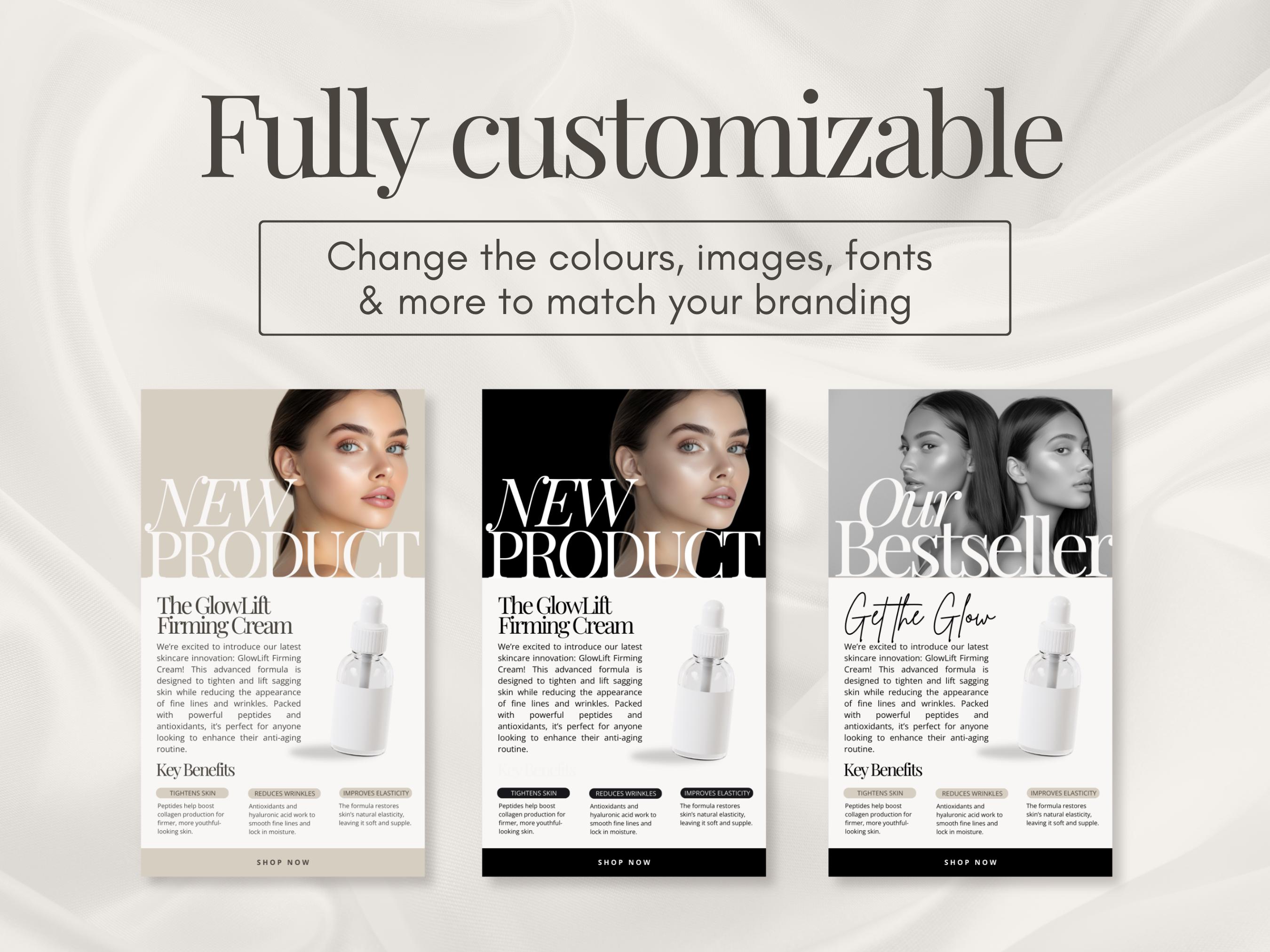 Esthetician | Skincare Template | Email Marketing | Acuity Scheduling ...