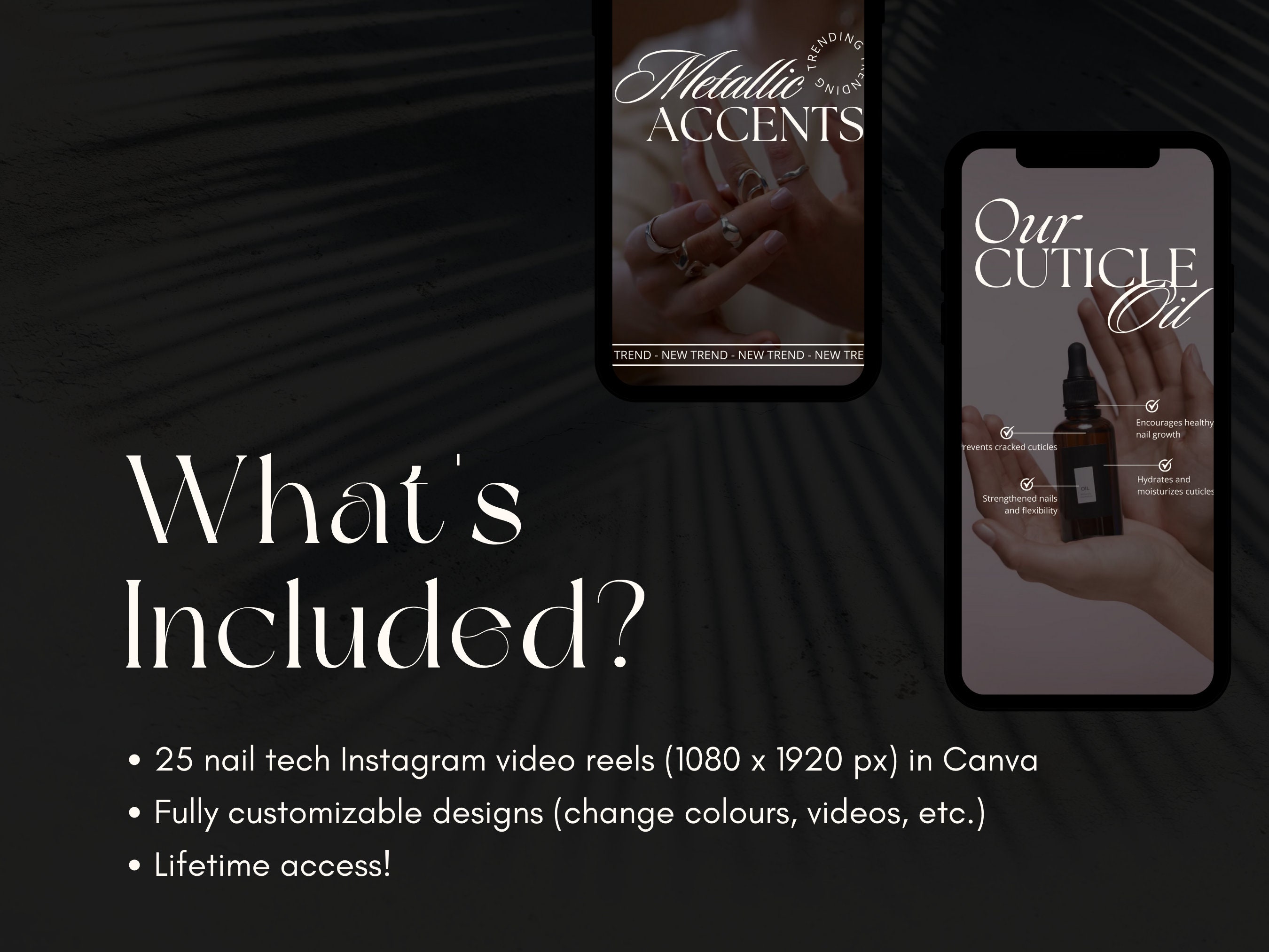 Instagram Reels Nail Technician Nail Tech Nail Templates Esthetician ...