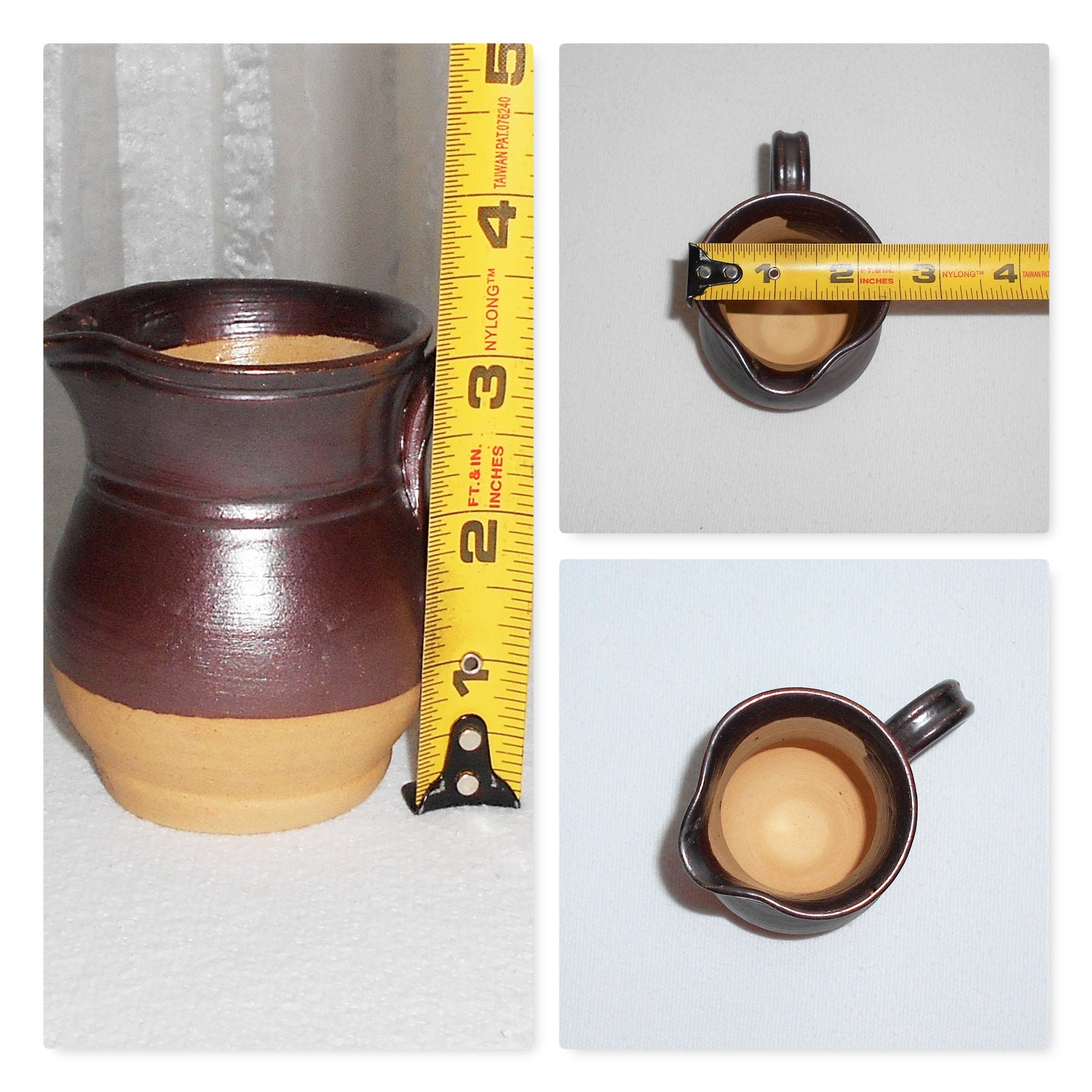 Two Vintage Miniature Pitchers From Rural Kentucky Mountains Estate - Etsy