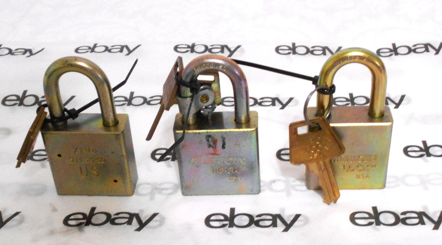 3 American Lock USA 5200 Series Military Padlocks With 2 Keys - Etsy