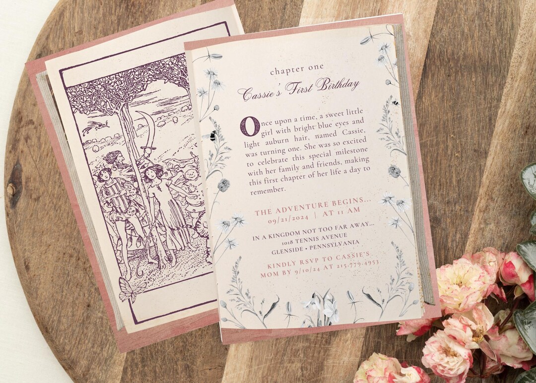 Chapter One First Birthday Party, Once Upon A Time - Etsy