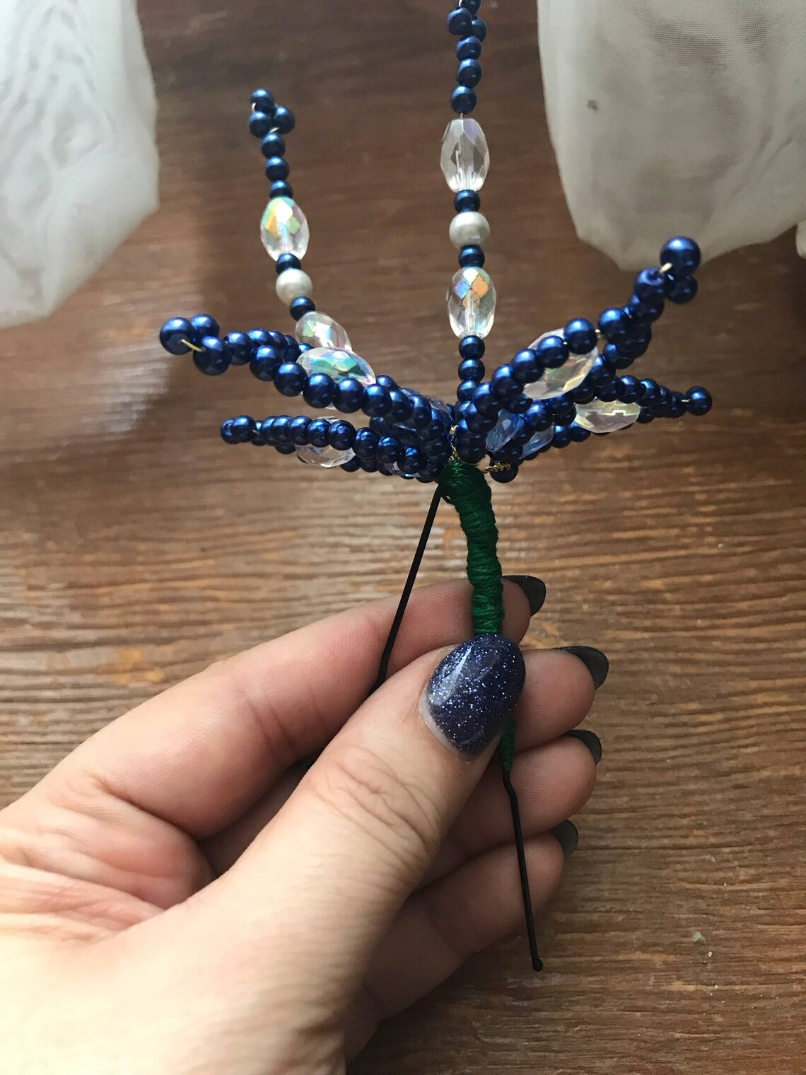 Blue Flower Shaped Tembleque - Etsy