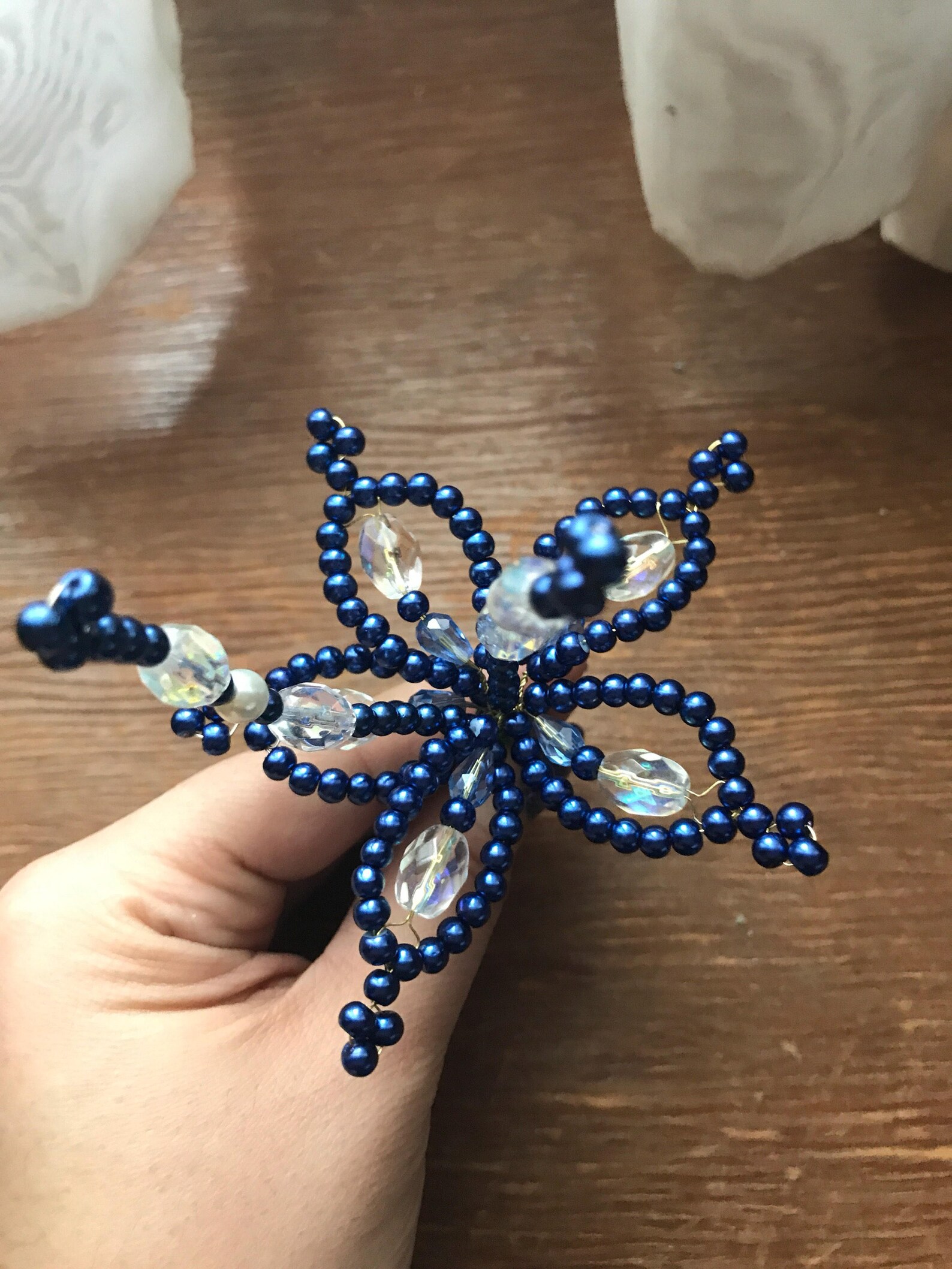 Blue Flower Shaped Tembleque - Etsy