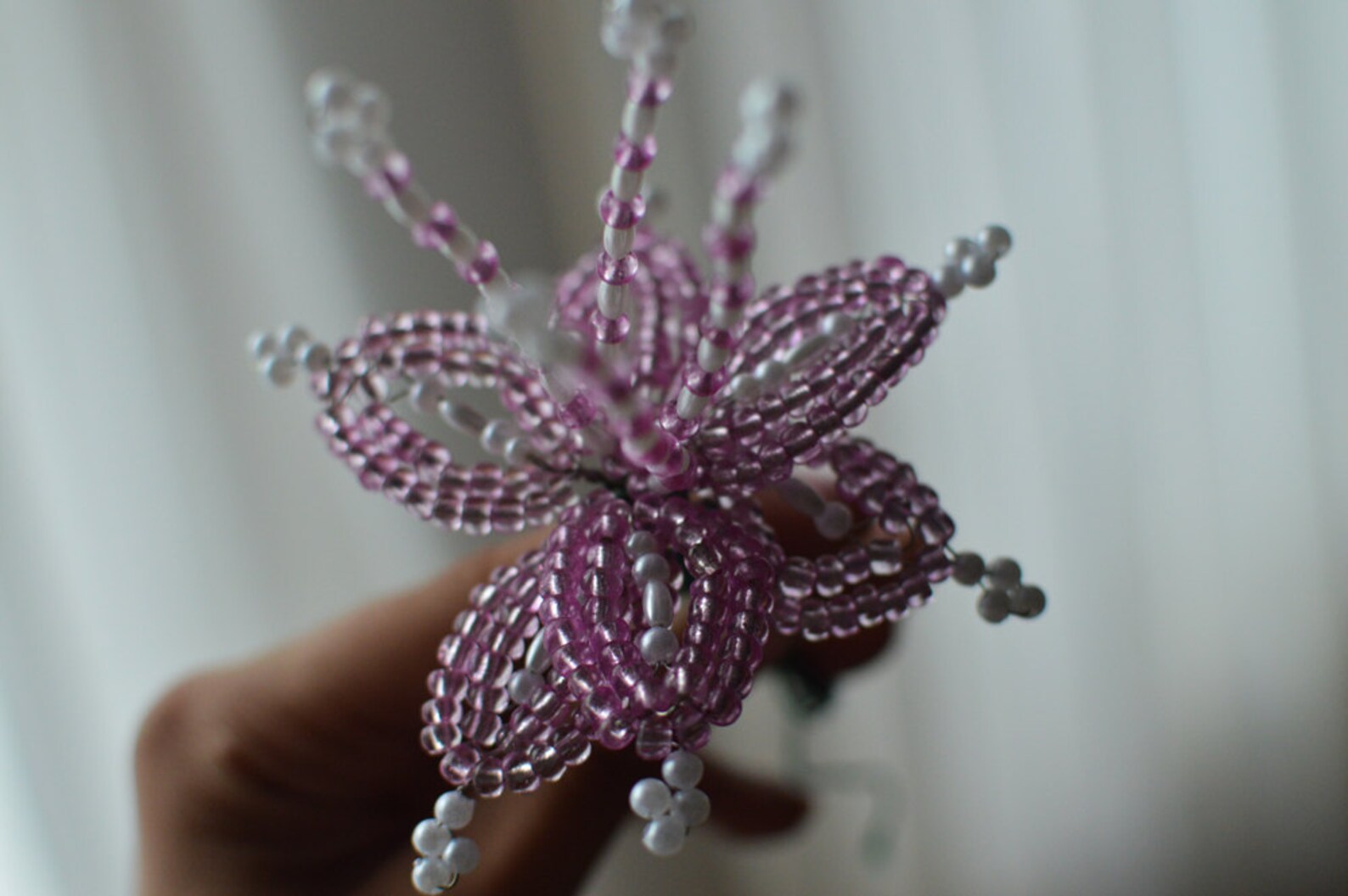 Flor rosa en forma de Tembleque | Etsy