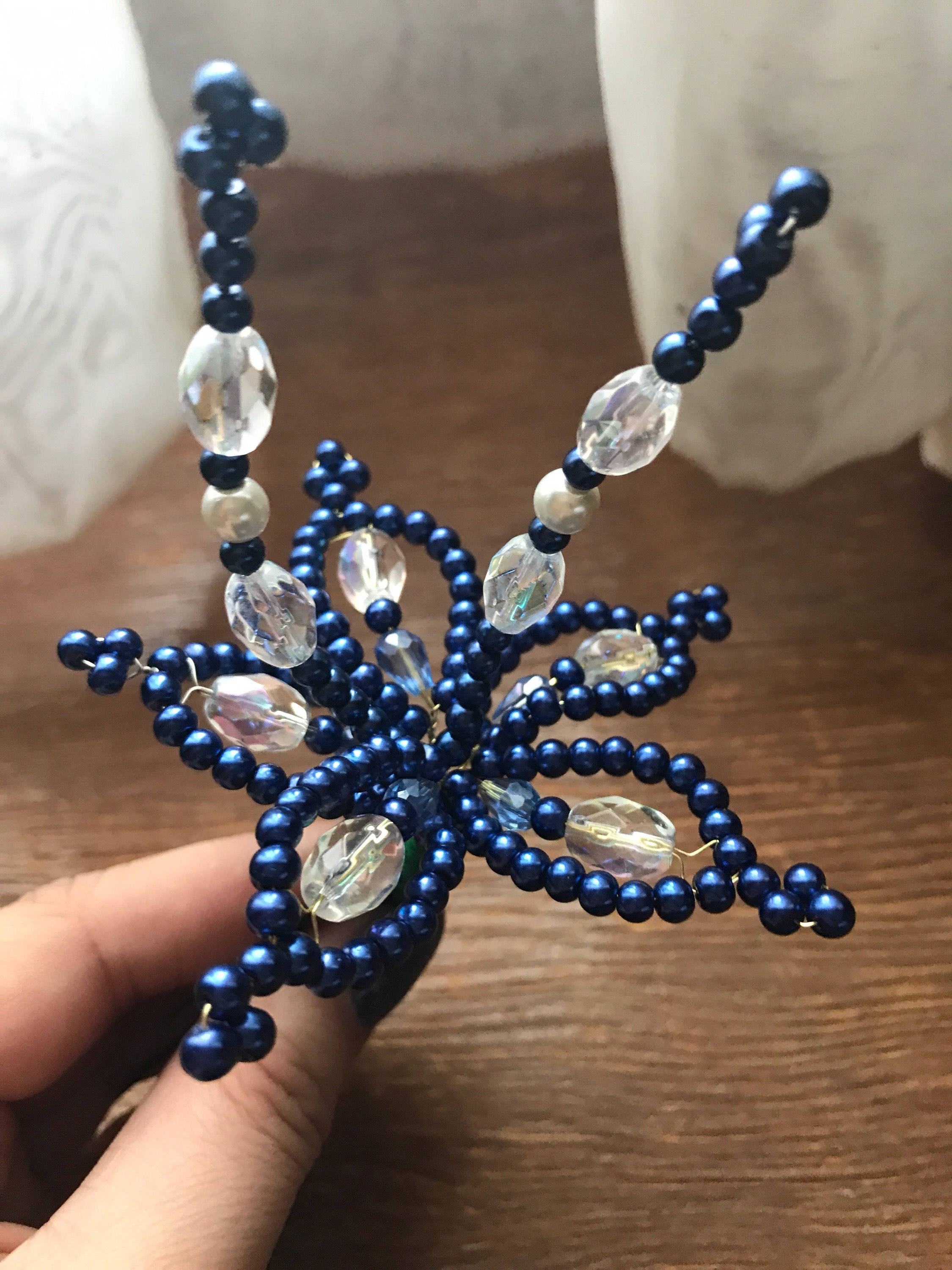Blue Flower Shaped Tembleque - Etsy