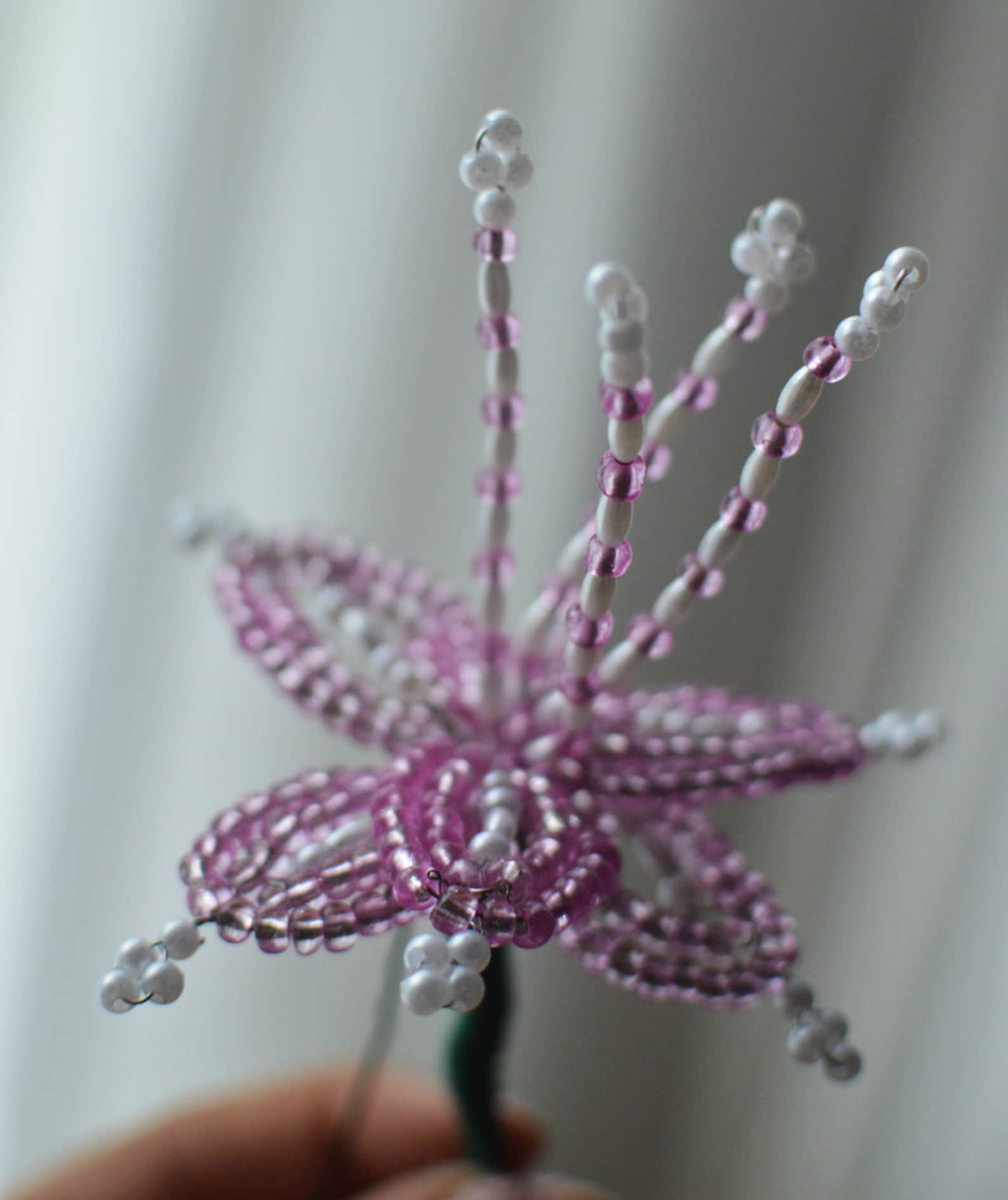 Flor rosa en forma de Tembleque | Etsy