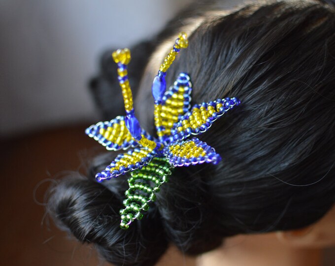 Blue and Yellow Flower Shaped Tembleque - Etsy