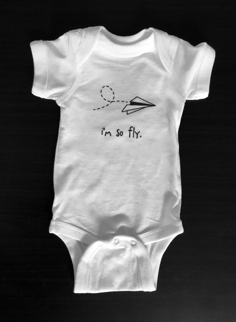 Baby Clothes. Fly. Onepiece. Paper Airplane. Newborn Bodysuit. - Etsy
