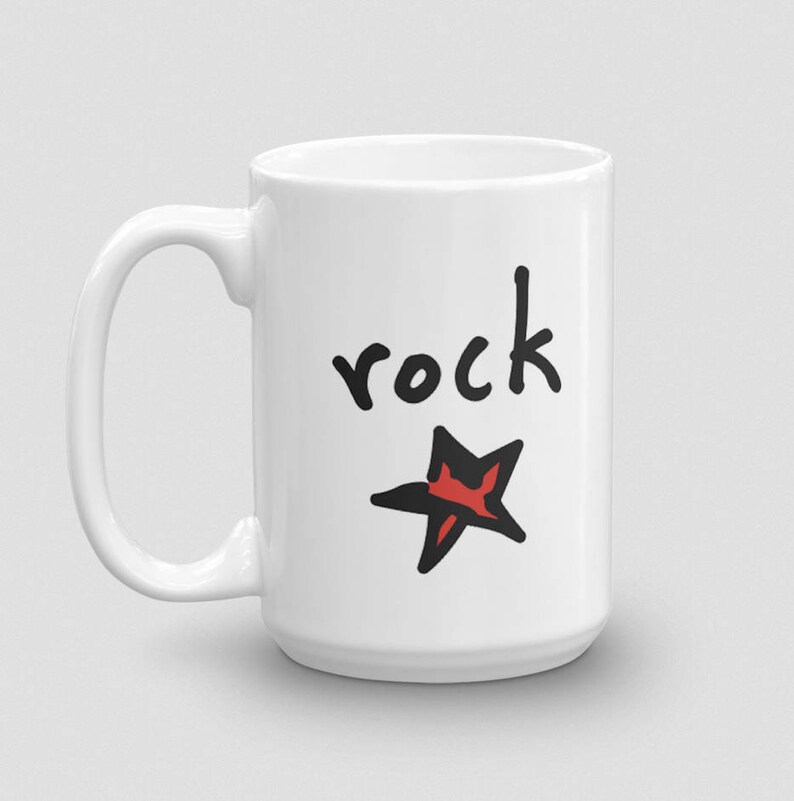 Rock Star. 15oz. Mug. Coffee Lover. Rocker. Rock-n-roll. Rock. Music ...