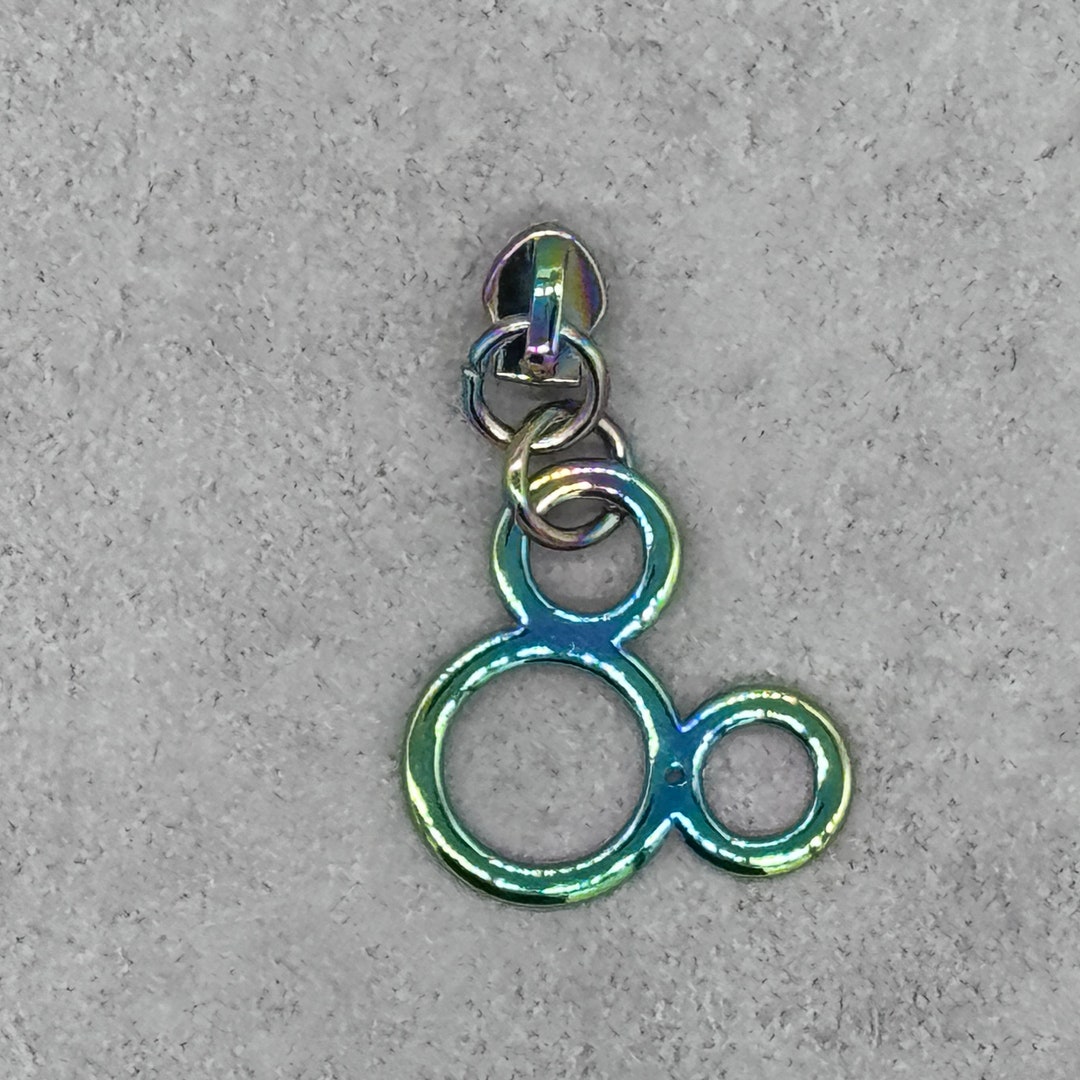 Dangling Mouse Rainbow #3 Zipper Pull - Etsy