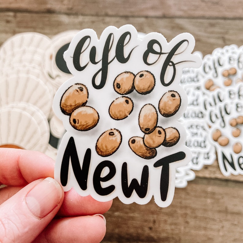 Eye of Newt Sticker Mustard Seed Vinyl Waterproof Sticker | Etsy