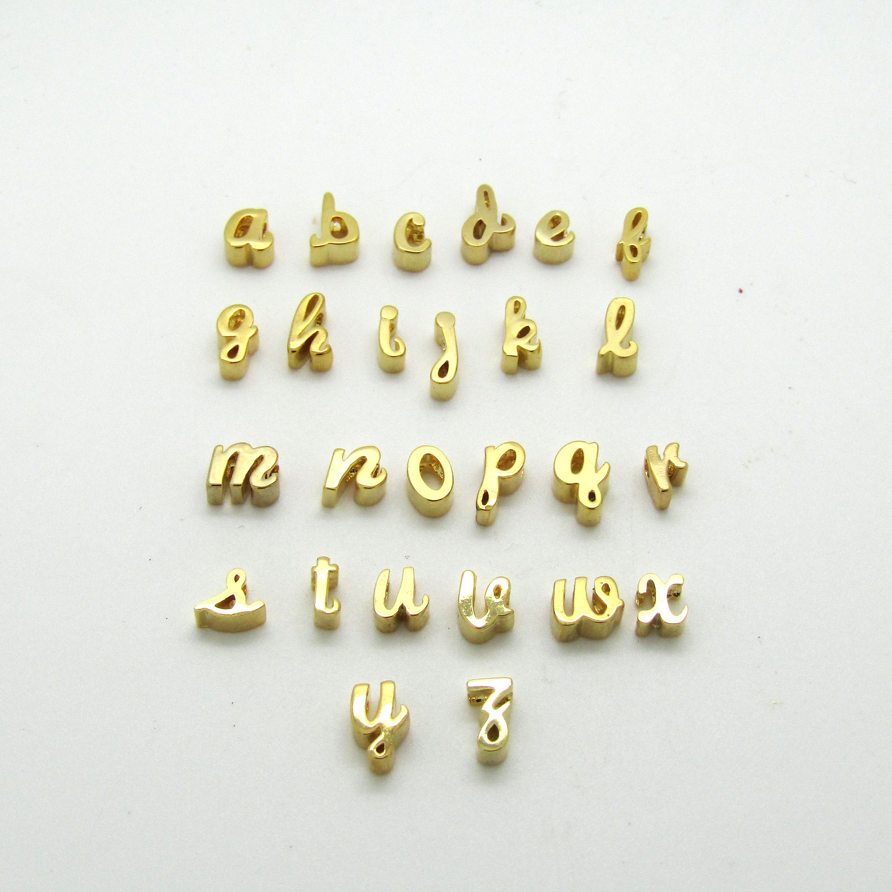 Silver Rose Gold or Gold Plated Double Initial Bracelet | Etsy