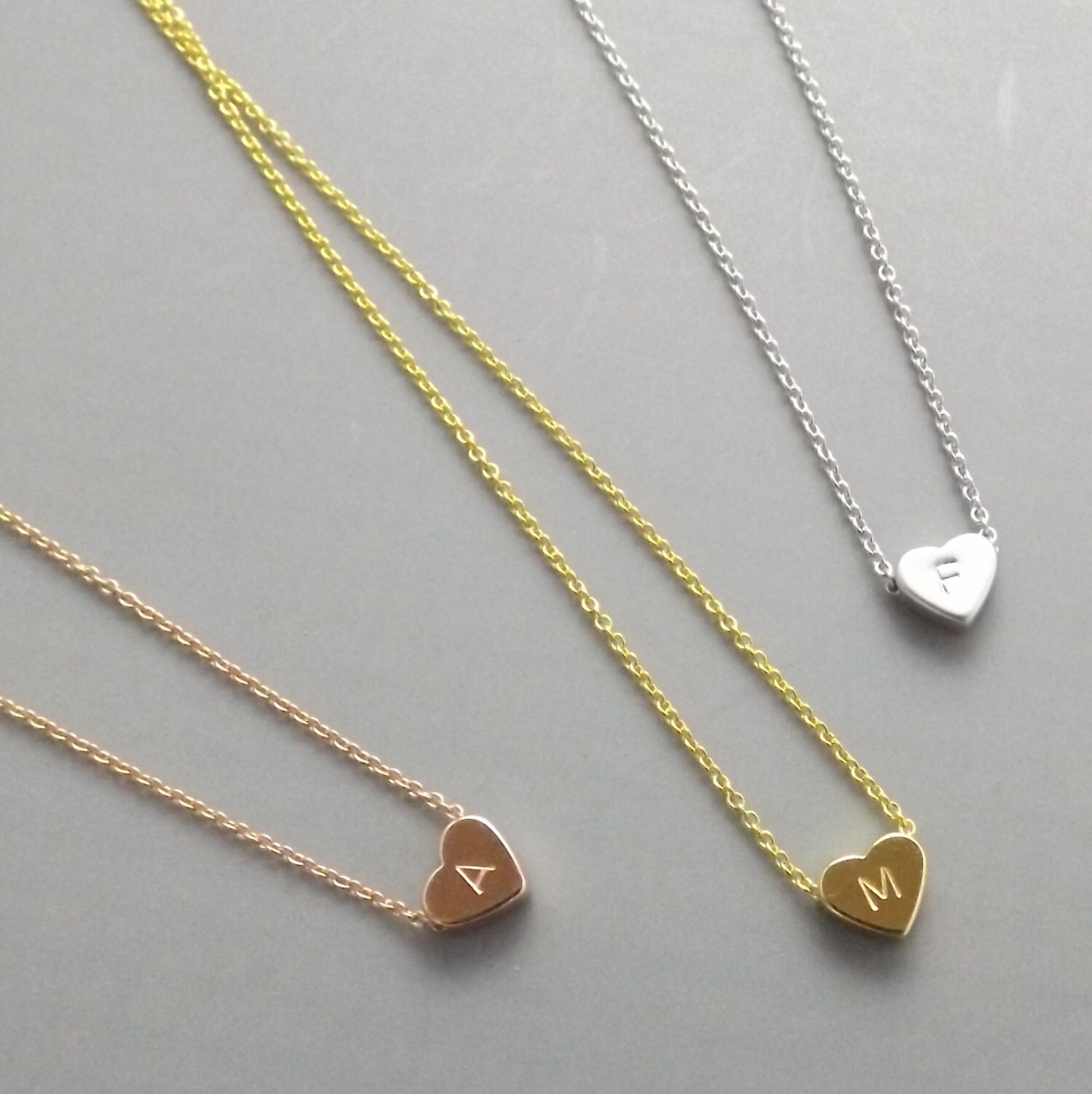 Flower Girl Giftchildren's Initial Necklace Toddler | Etsy